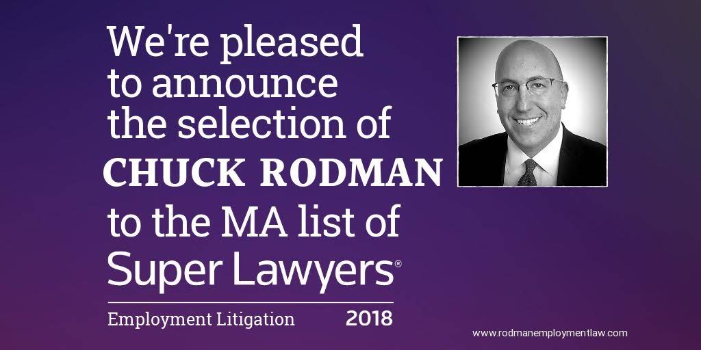 MA Employment Lawyer Chuck Rodman