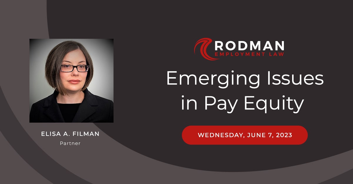 MA Employment Lawyer Speaks on Emerging Pay Equity Issues